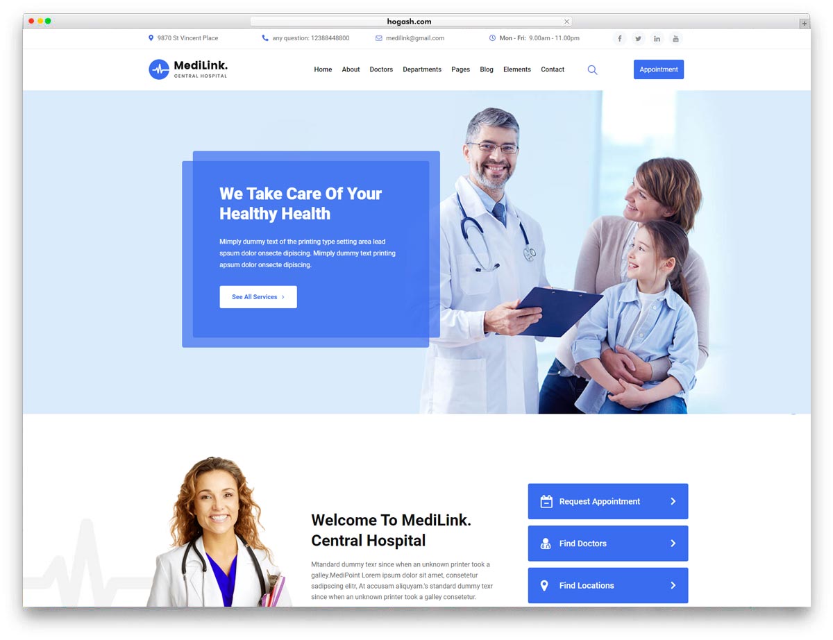 Best Health & Medical WordPress Theme in 2019